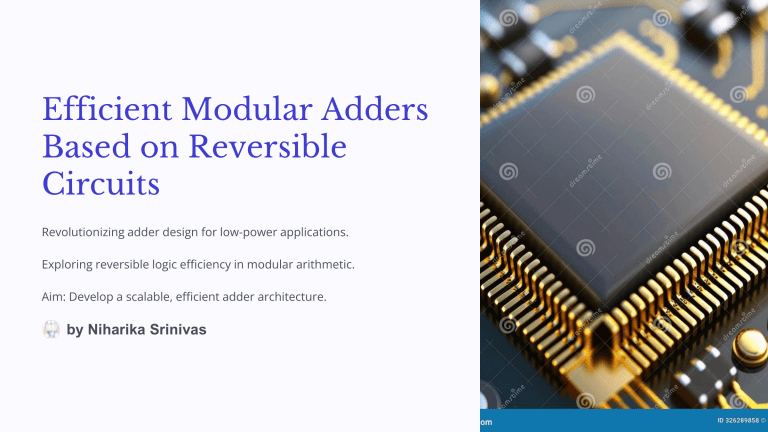 Efficient Modular Adders: Reversible Circuit Design