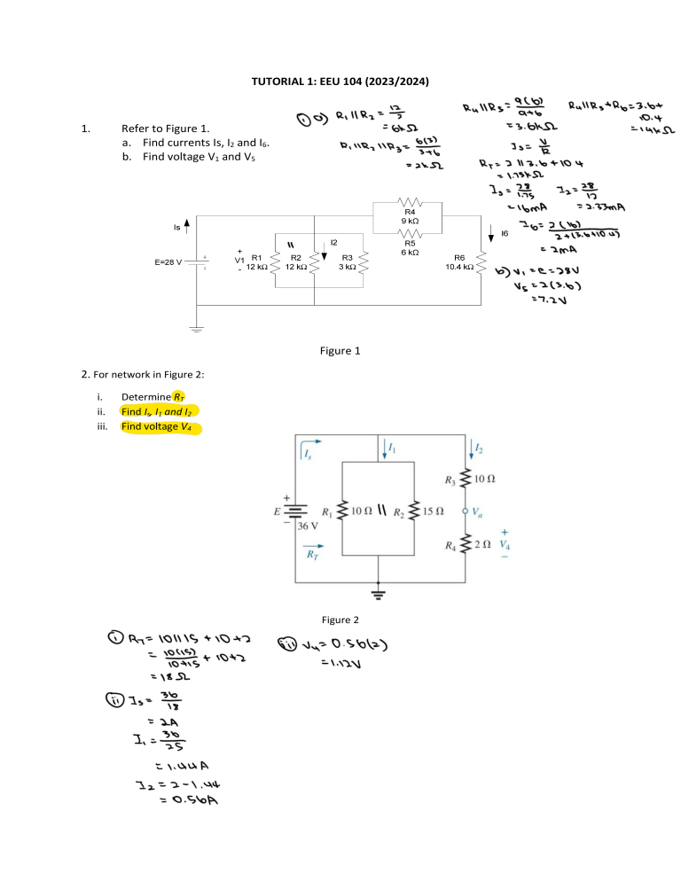 EE Circuit Analysis Tutorial: Currents, Voltages, Resistance