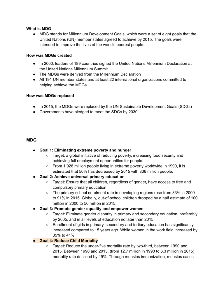 MDGs vs SDGs: Development Goals & Sustainability