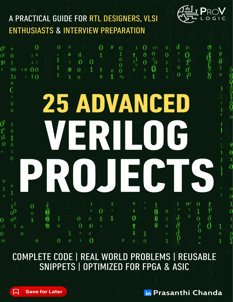 Advanced Verilog Projects Rtl Design And Fpgaasic