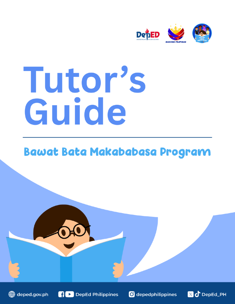 Tutor's Guide: Bawat Bata Makababasa Program