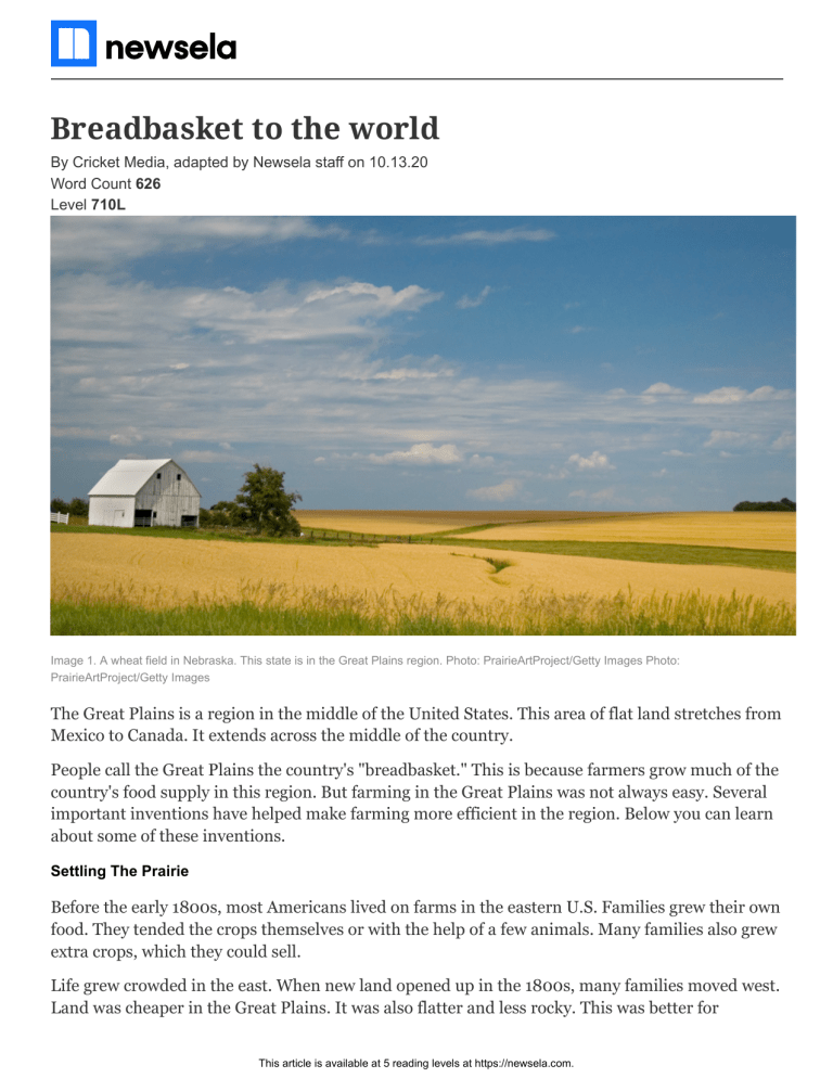 Great Plains Farming: History & Innovations