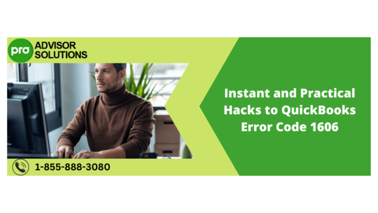 QuickBooks Error 1606: Instant Fixes & Solutions
