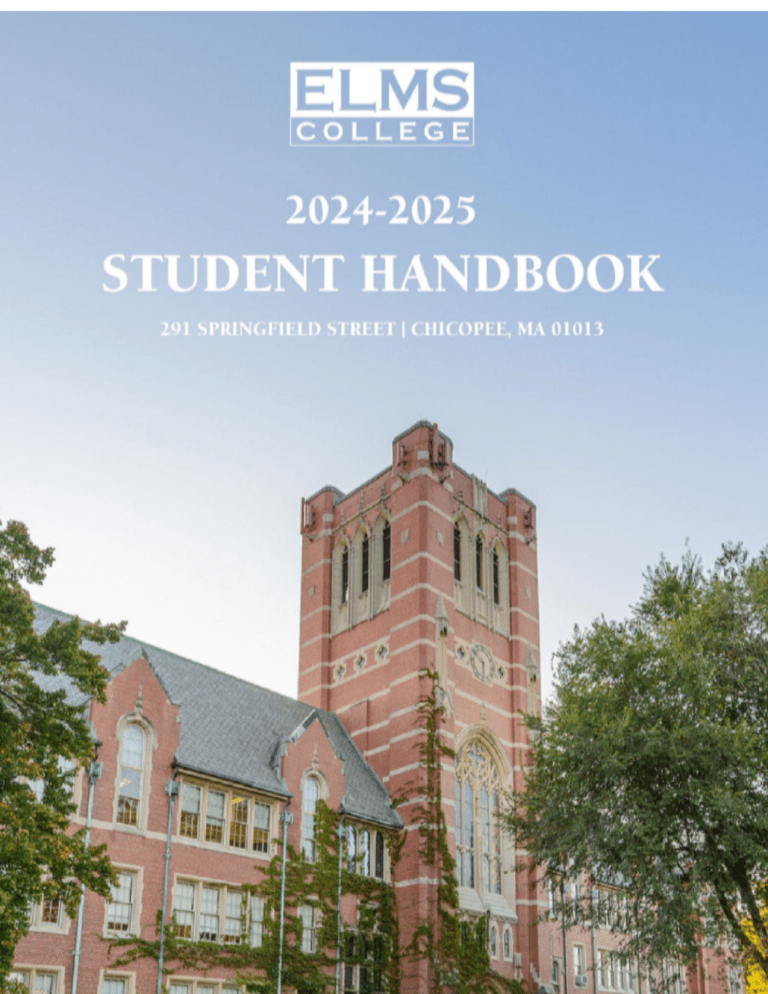 Elms College Student Handbook 2024-2025