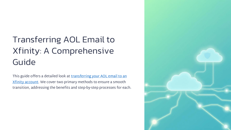 Transfer AOL Email to Xfinity: A Comprehensive Guide