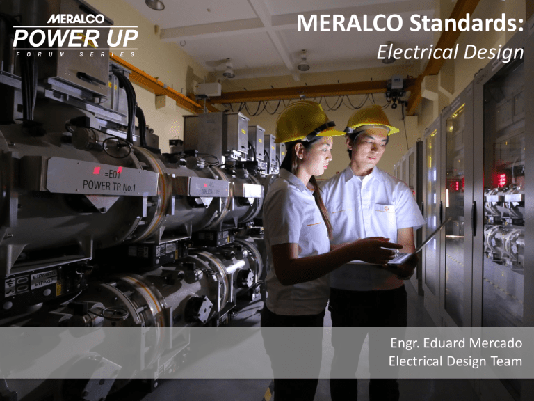 MERALCO Electrical Design Standards: Transformer & Vault Specifications