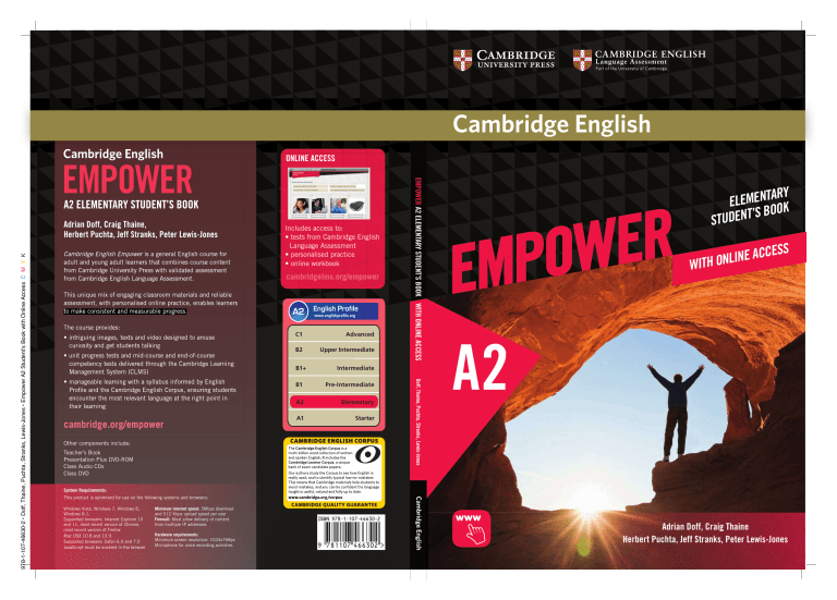 Empower A2 Elementary Student's Book