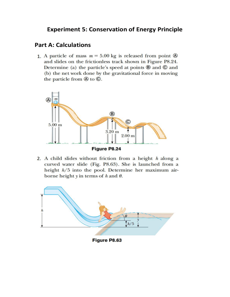 Conservation of Energy Lab Experiment