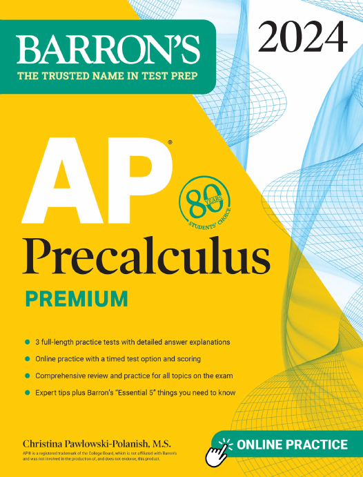 AP Precalculus Exam Prep: Barron's Study Guide