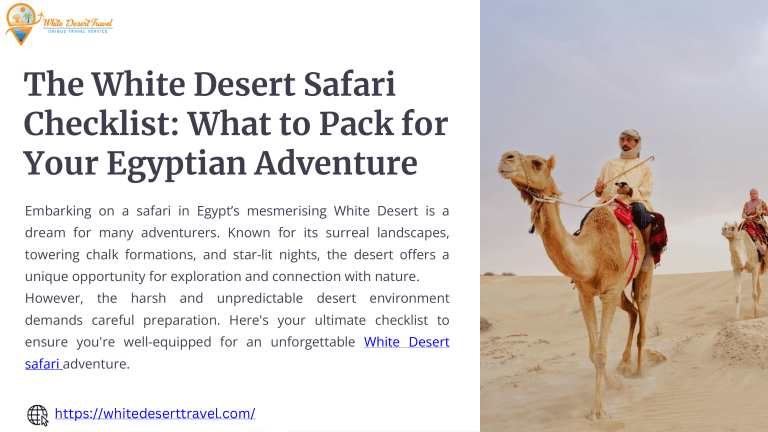 White Desert Safari Checklist: Pack for Egypt Adventure