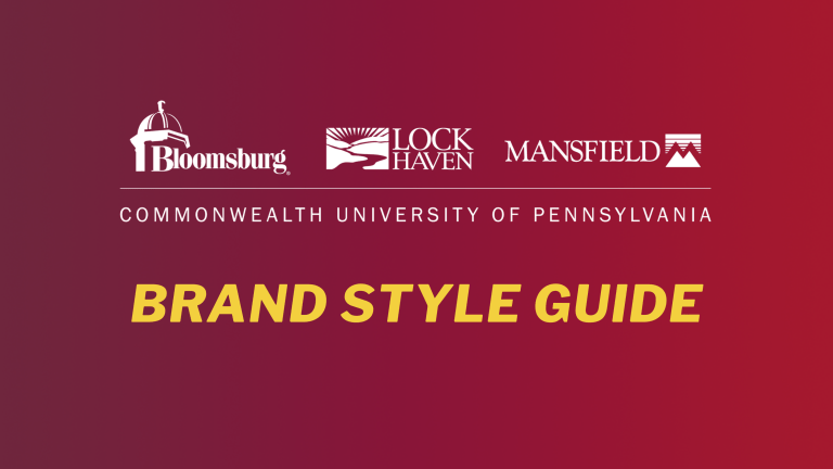 Commonwealth University Brand Style Guide