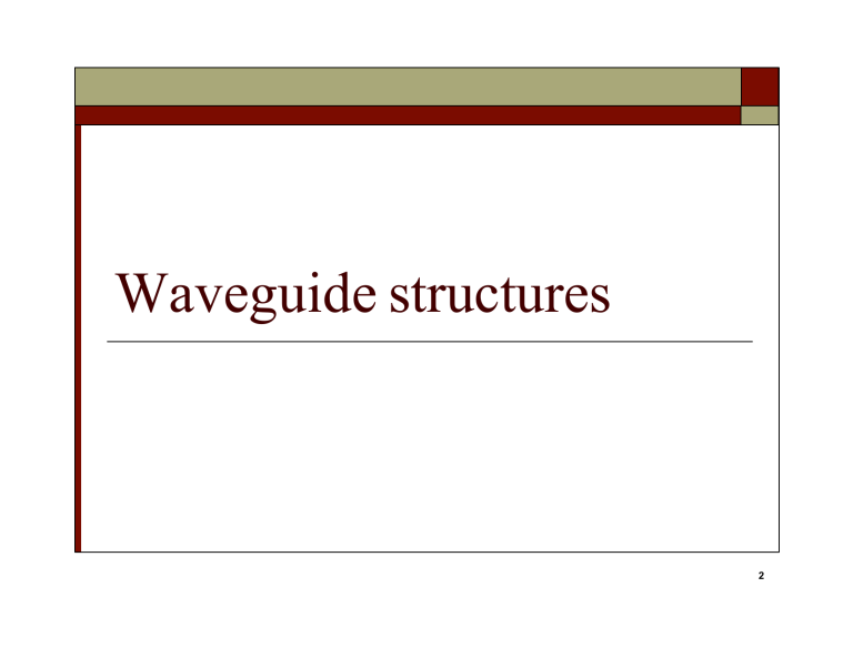 Waveguide Structures: Optical Confinement & Guided Modes Explained