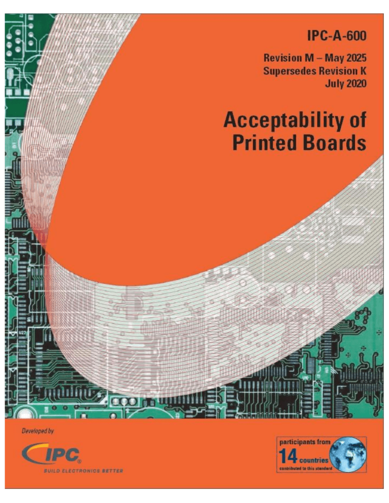 IPC-A-600M: Printed Board Acceptability Standard