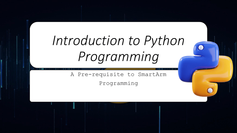 Introduction to Python Programming