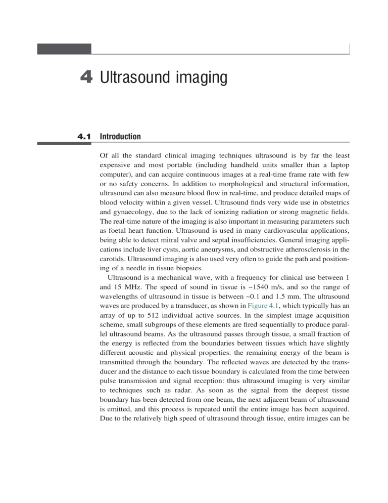 Ultrasound Imaging: Principles & Applications
