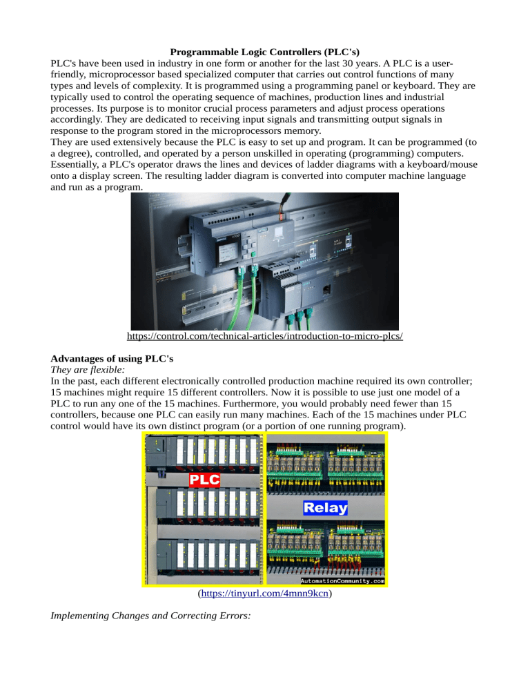 Programmable Logic Controllers (PLCs) Explained