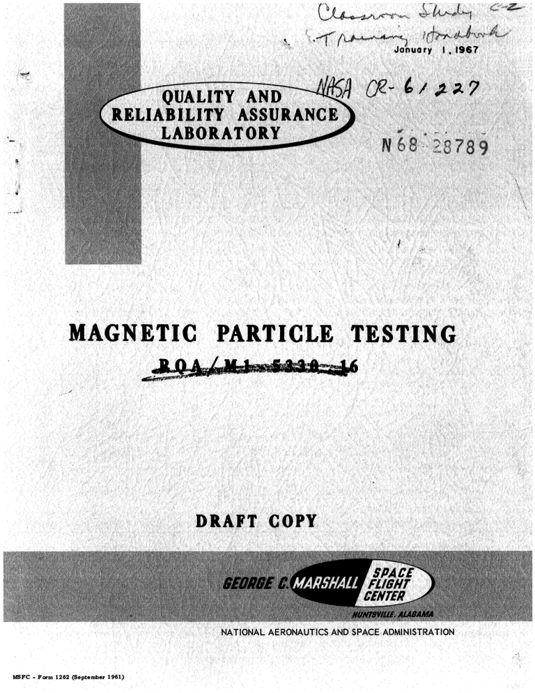 Magnetic Particle Testing Handbook - NASA Training
