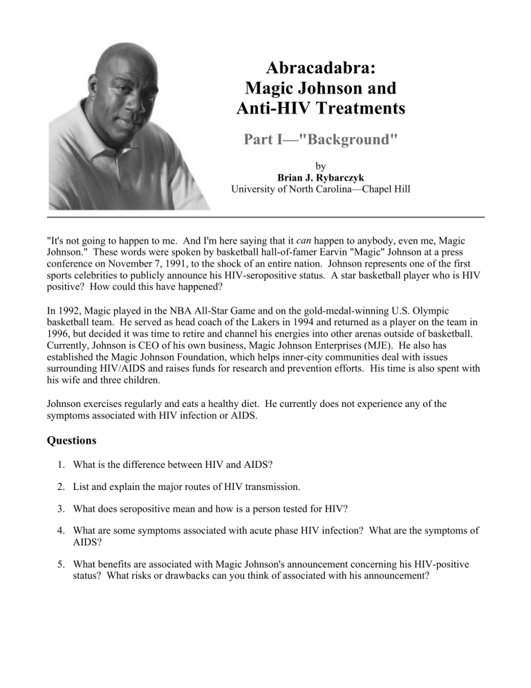 Magic Johnson & HIV/AIDS: A Case Study on Treatment & Resistance