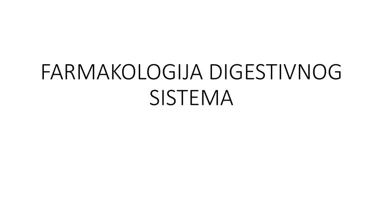 Digestive System Pharmacology: Antacids