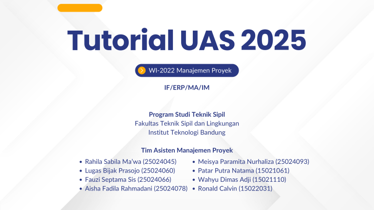 Tutorial Manajemen Proyek UAS 2025