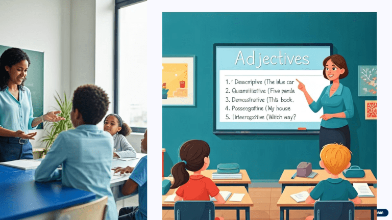 Adjectives Lesson Plan for Basic 6 English