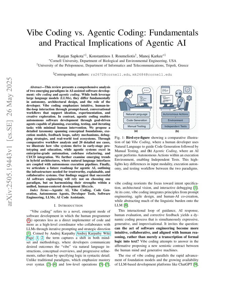 Vibe Coding vs. Agentic Coding