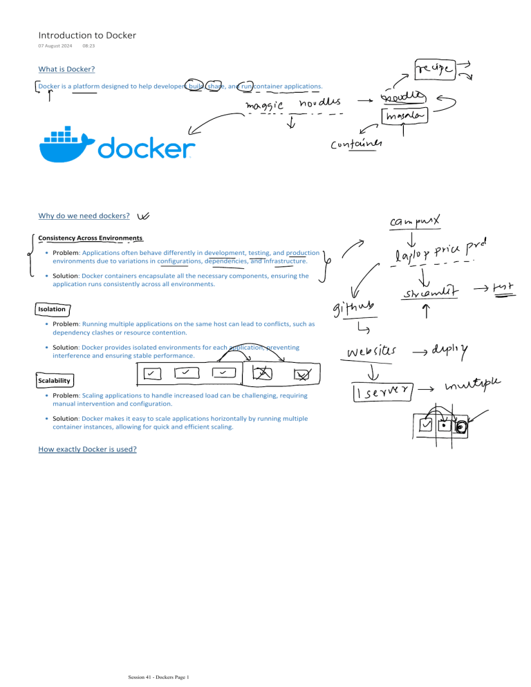 Introduction to Docker: Containers and Deployment