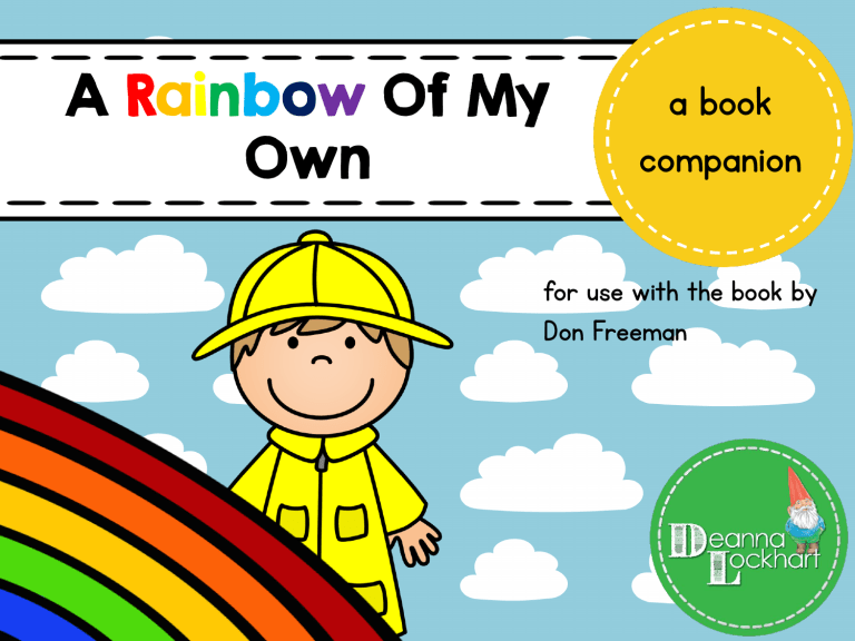 A Rainbow Of My Own Book Companion Activities