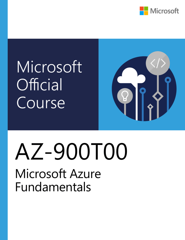 AZ-900T00: Microsoft Azure Fundamentals Course