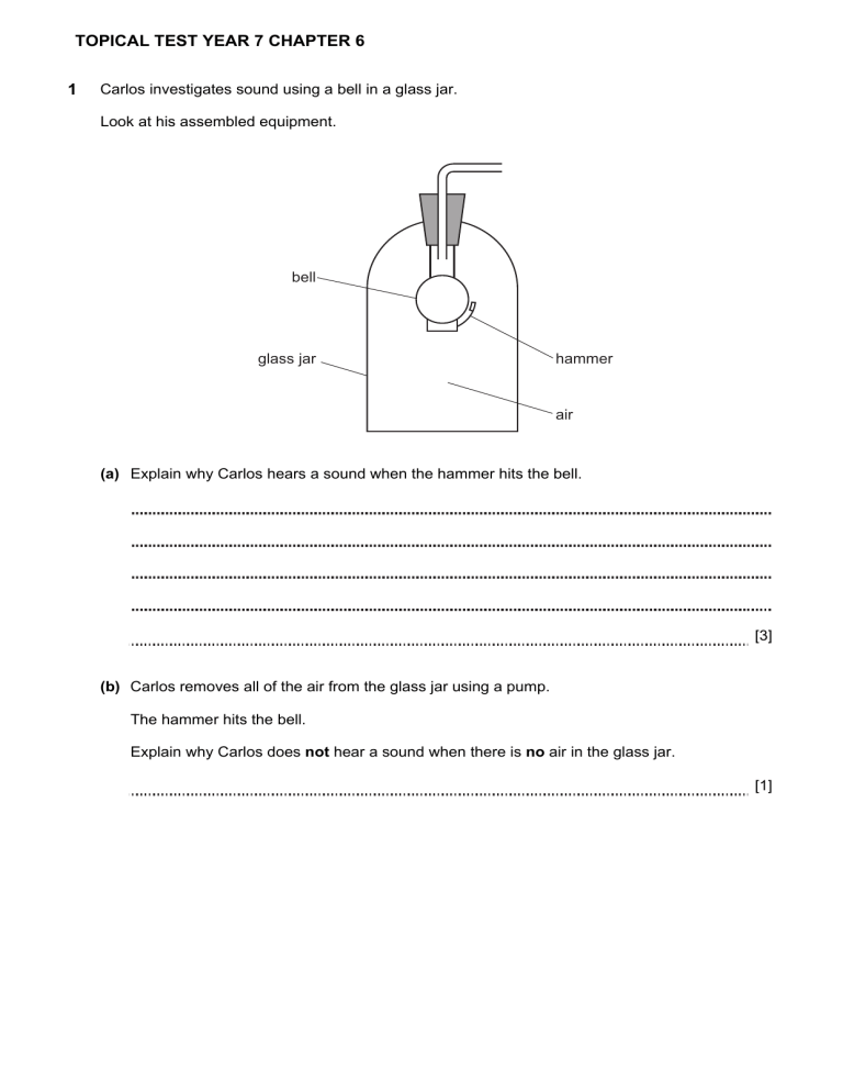 Year 7 Science Test: Sound & Plate Tectonics