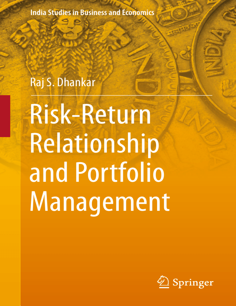 Risk-Return & Portfolio Management: India Studies
