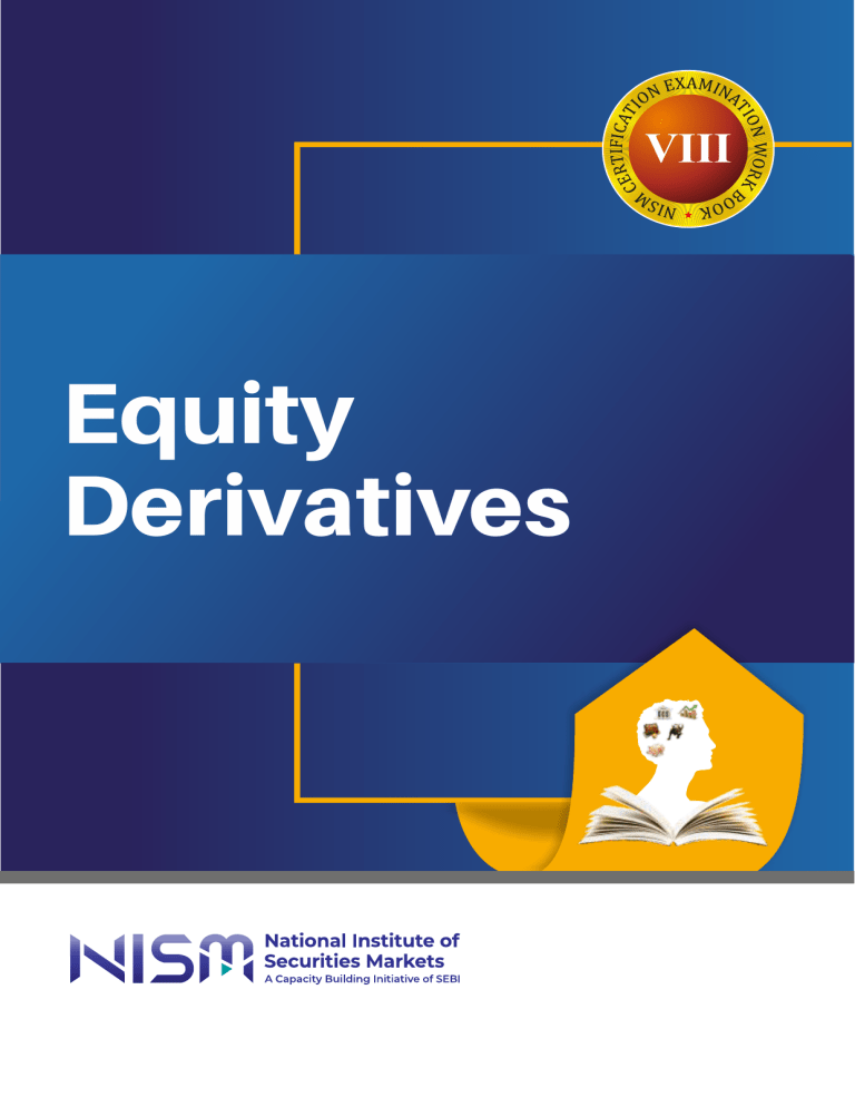 Equity Derivatives Certification Workbook - NISM Series VIII