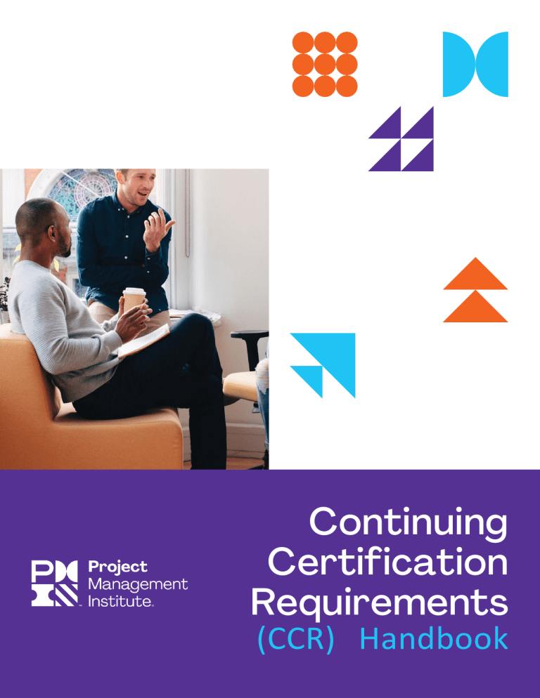 PMI Continuing Certification Requirements (CCR) Handbook