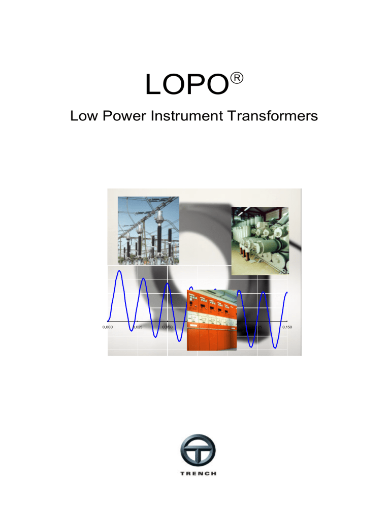 Trench LOPO Low Power Instrument Transformers Brochure