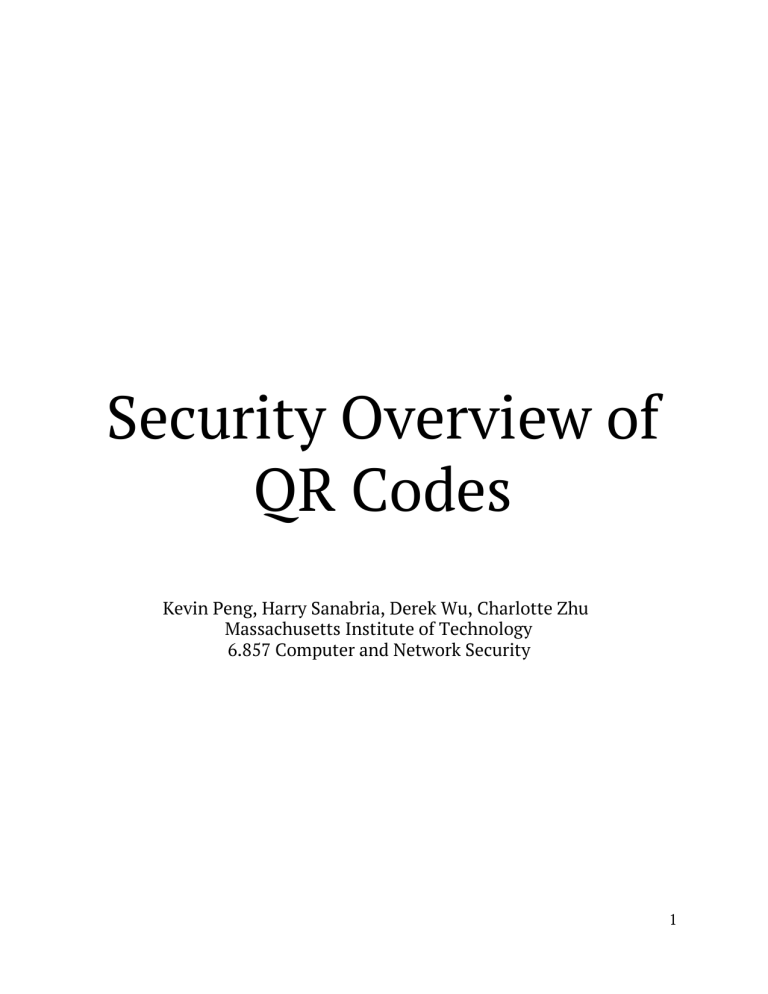 Security Overview of QR Codes: Protocols, Phishing, and Vulnerabilities