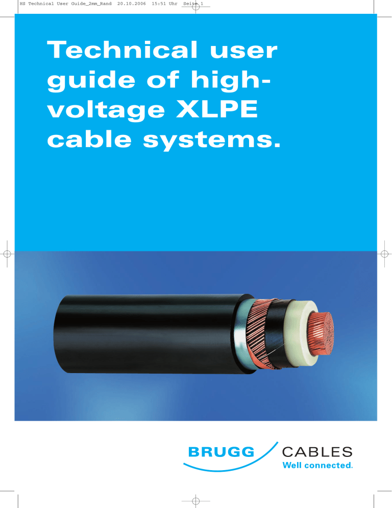 High Voltage XLPE Cable Systems User Guide