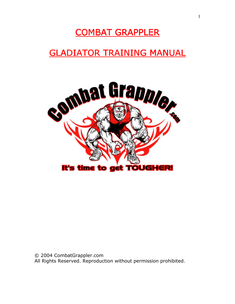 Combat Grappler: Gladiator Strength Training Manual for Wrestlers