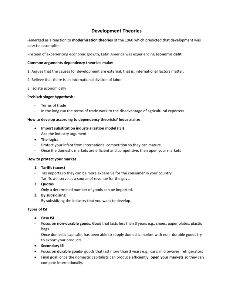 10-2 Development Theories