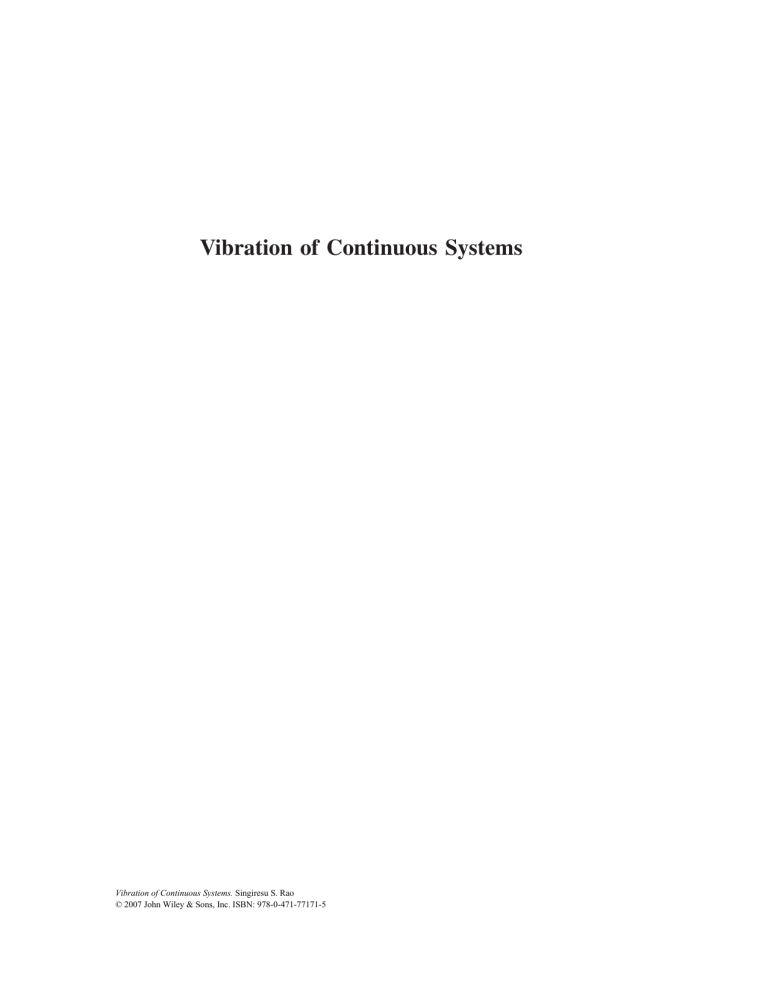Continuous-Vibrations-Rao