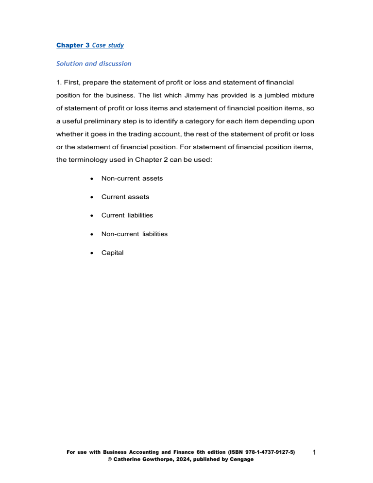 Case Study: Financial Statement Solution & Analysis