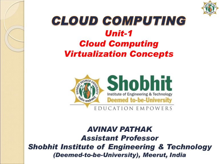 Cloud Computing & Virtualization Concepts Presentation