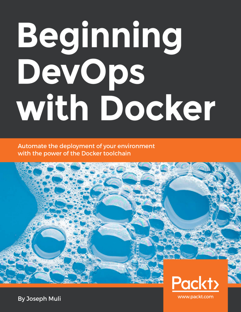 Beginning DevOps with Docker