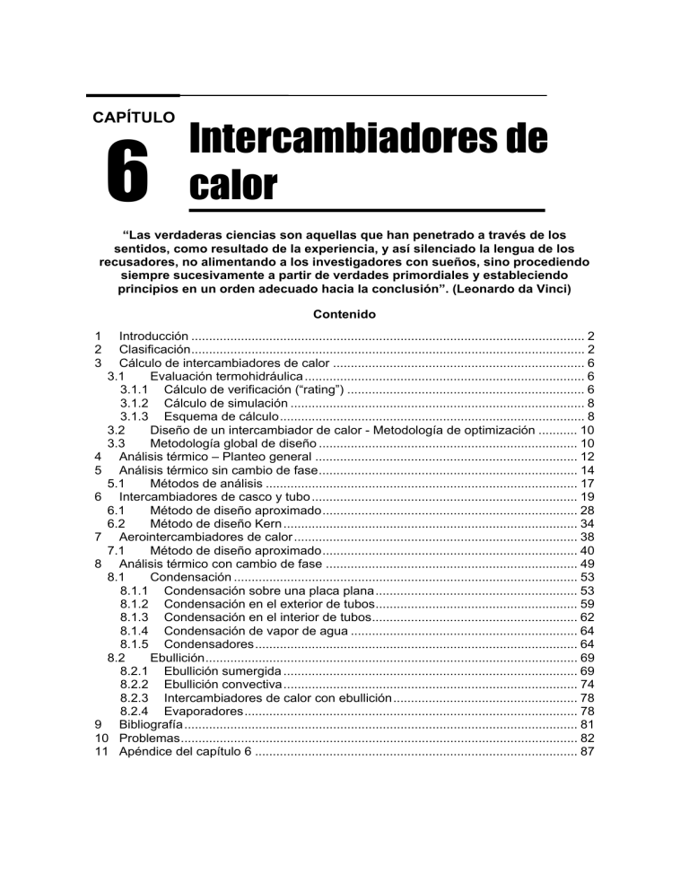 Intercambiadores de calor: Diseño, Análisis y Cálculo
