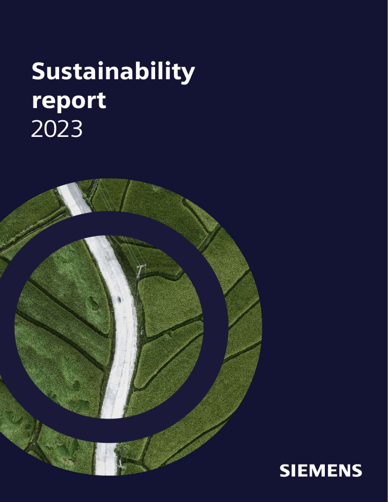 Siemens Sustainability Report 2023