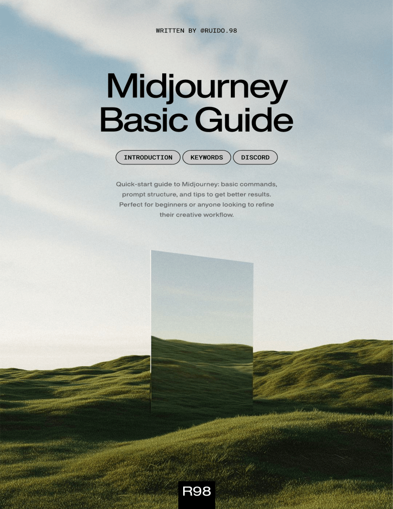 Midjourney Basic Guide: AI Image Generation for Beginners