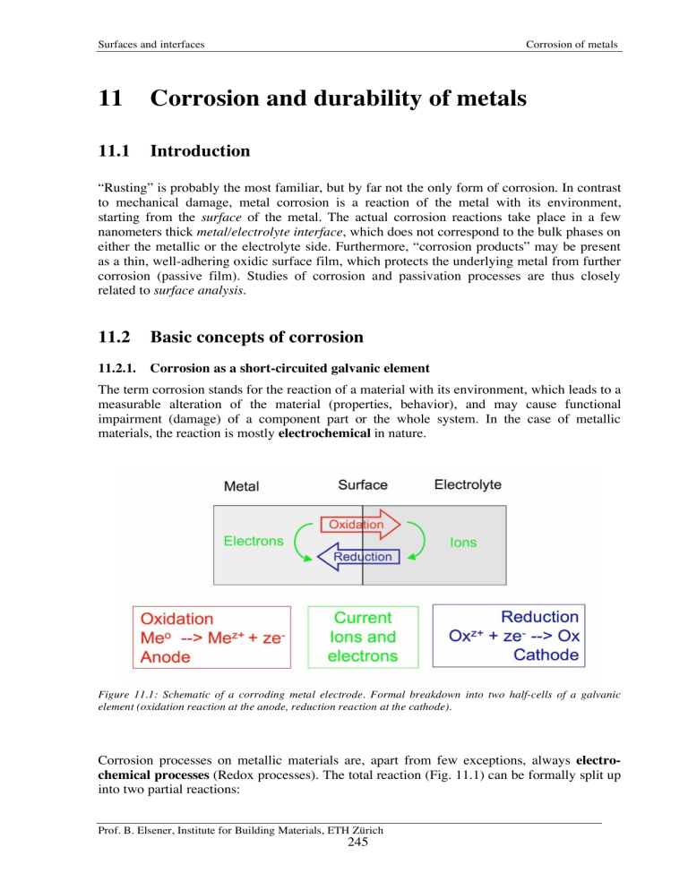 Metal Corrosion: Basics, Thermodynamics, and Kinetics