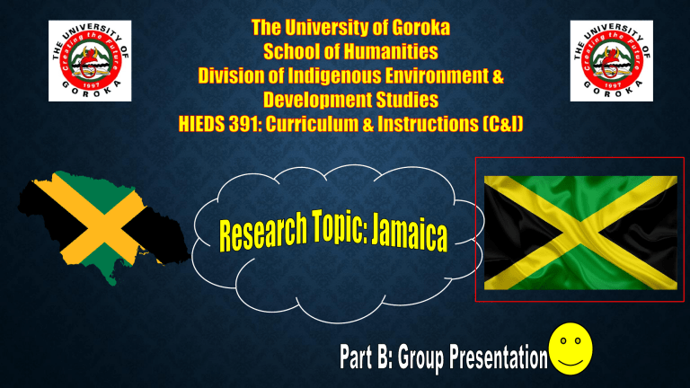 Jamaica: Politics, Demography, Environment & Education