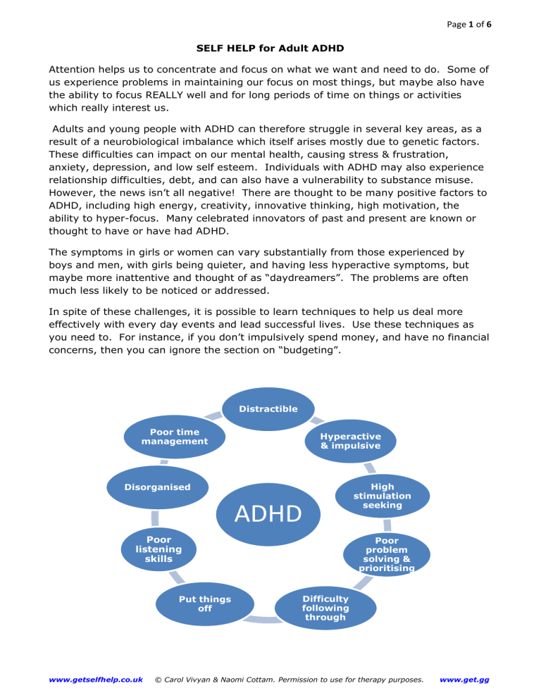 Adult ADHD Self-Help Guide: Techniques & Strategies