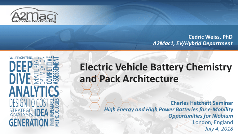 EV Battery Chemistry & Pack Architecture Presentation