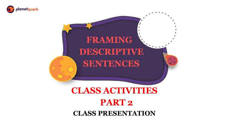 Descriptive Sentences: Class Activities for Elementary School